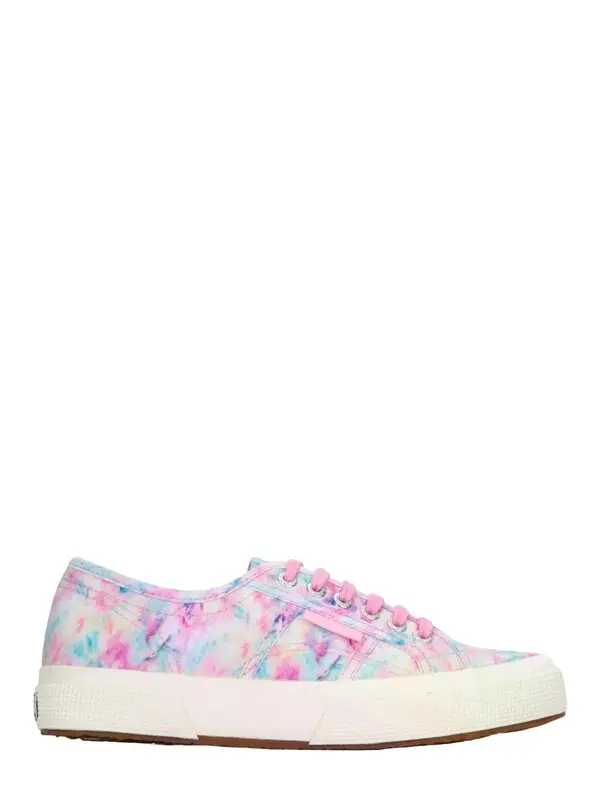 Superga Tie-dye Logo-tag Sneakers - Pink