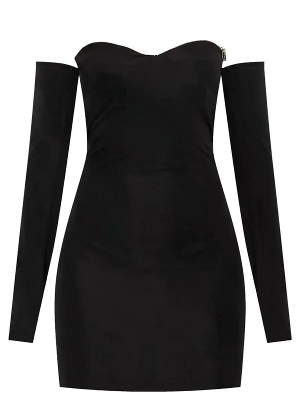 Dsquared2 Off-shoulder Mini Dress - Black