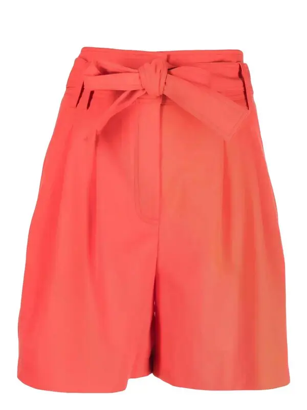 Sonia Rykiel Paris Belted High-waisted Shorts - Orange