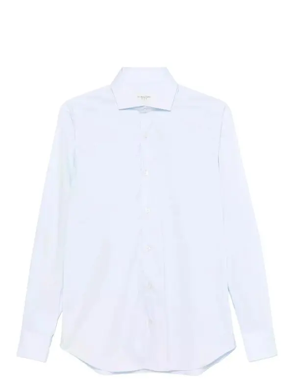 TINTORIA MATTEI 954 Cutaway-collar Shirt - Blue