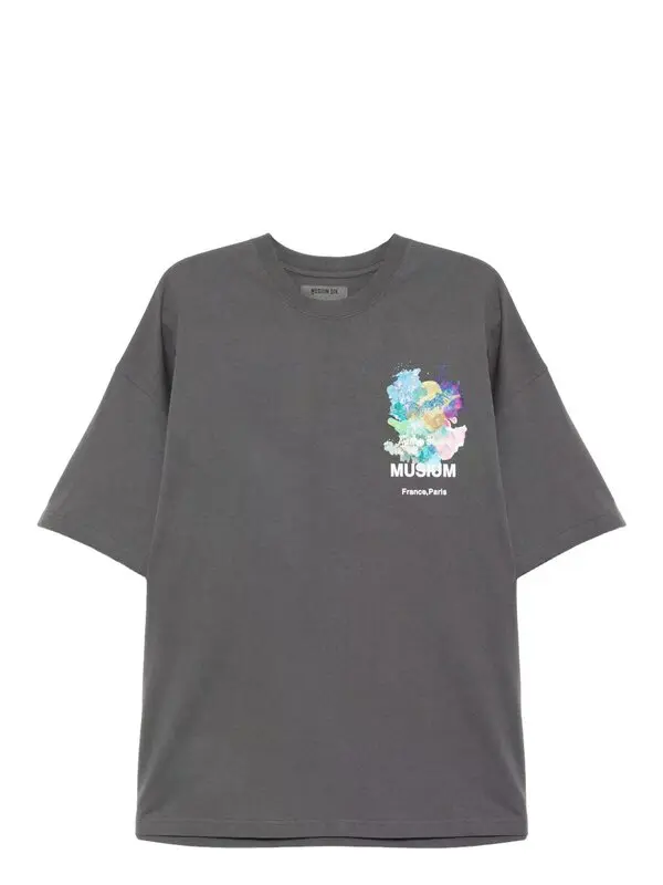 MUSIUM DIV. Logo-print T-shirt - Grey