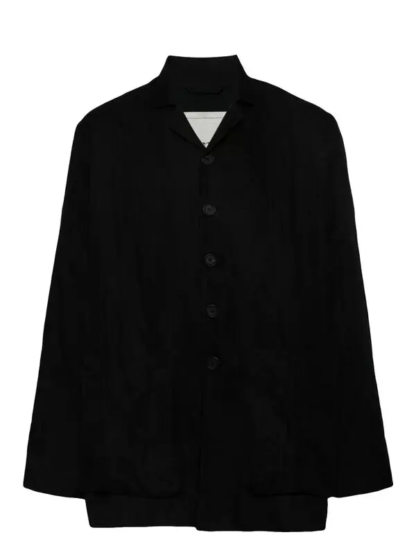TOOGOOD Camp-collar Shirt Jacket - Black