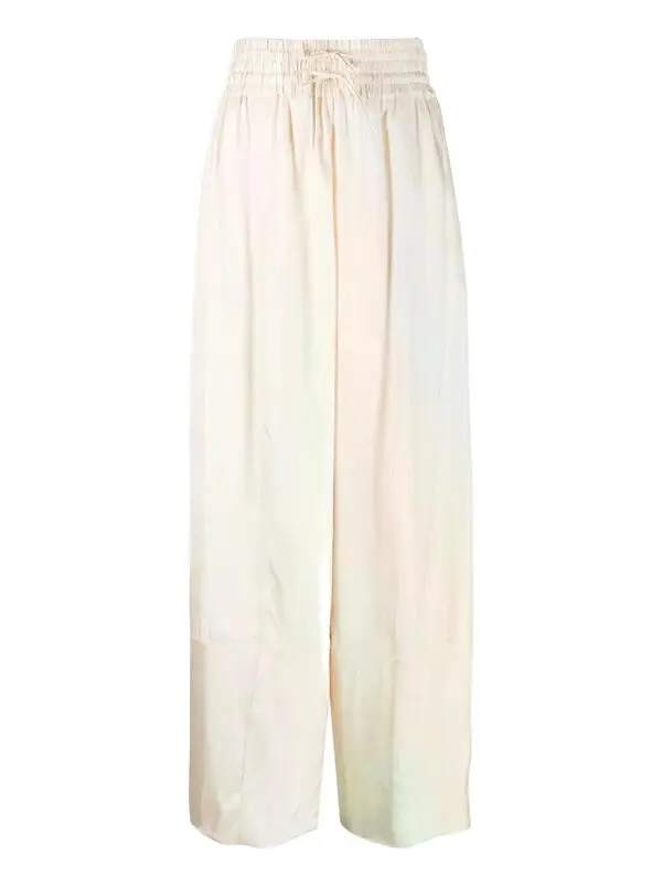 JIL SANDER Pressed-crease Palazzo Pants - Neutrals