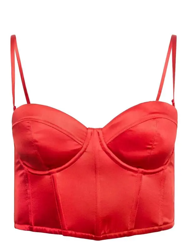 FLEUR DU MAL Hamptons Corset - Red