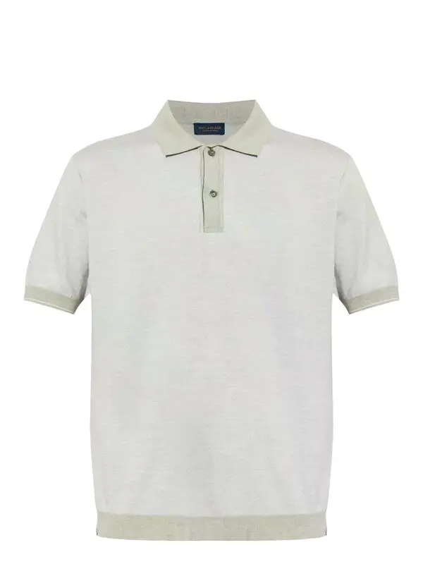 Paul & Shark Silk-blend Polo Shirt - Grey
