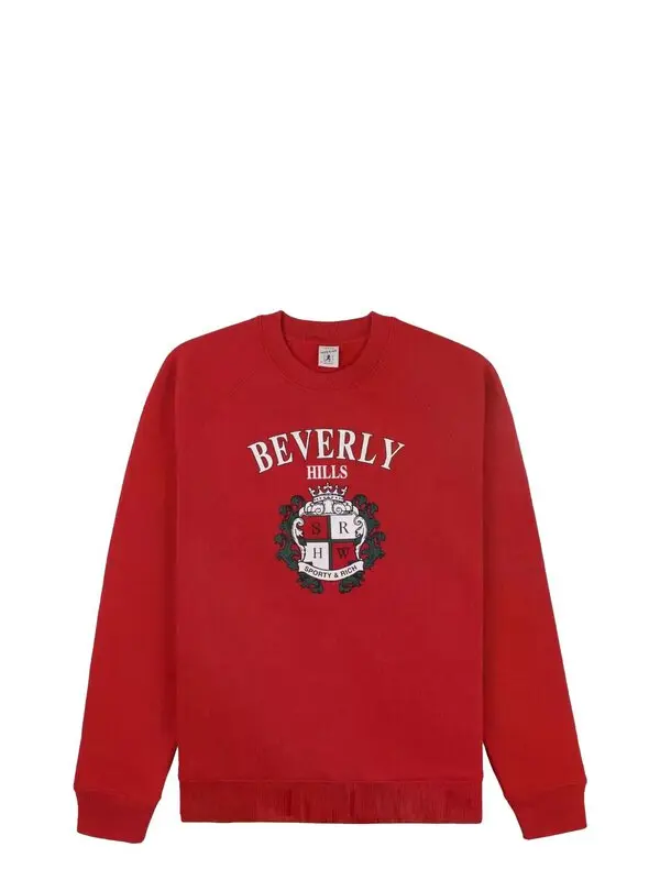 SPORTY & RICH Beverly Hills Sweatshirt - Red