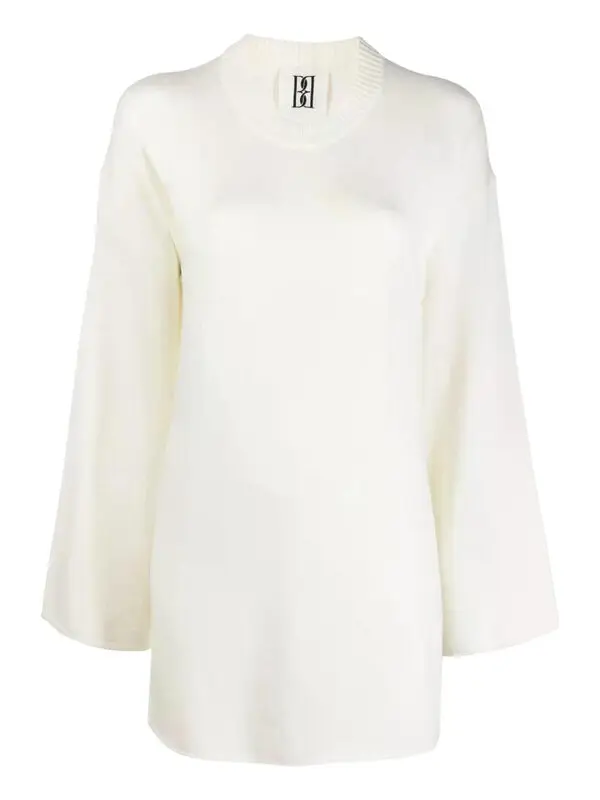 BY MALENE BIRGER Rolled-trim Knitted Jumper - Neutrals