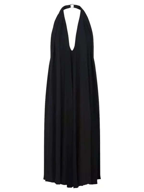 Jacquemus Halterneck Midi Dress - Black