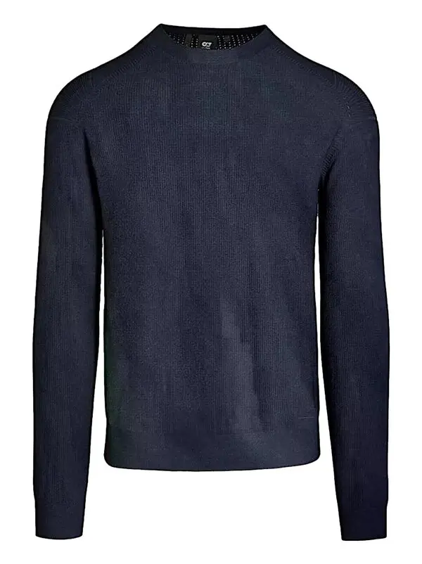 ALPHATAURI Waffle-knit Jumper - Blue
