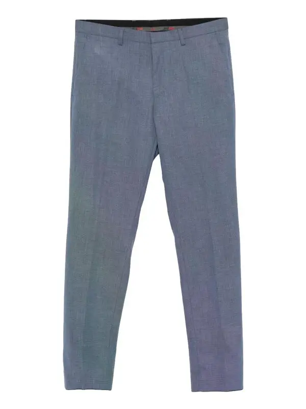 Hugo Pressed-crease Trousers - Blue