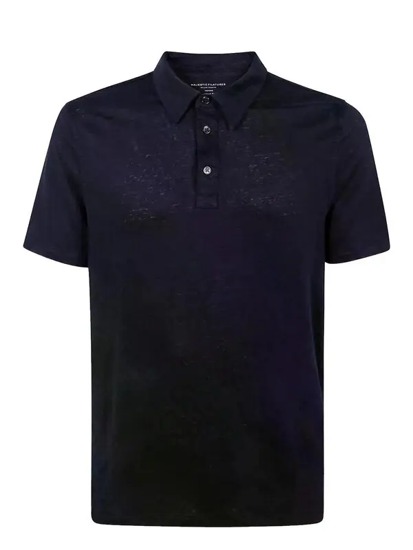 Majestic Filatures Cotton Polo Shirt - Blue