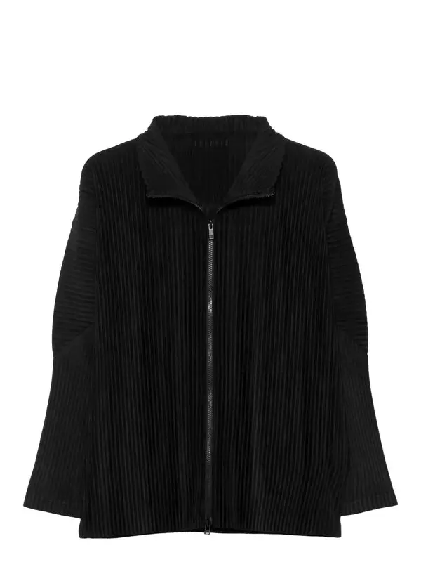 Issey Miyake Zip-up Cardigan - Black