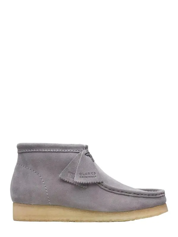 Clarks Wallabee Round-toe Boots - Grey