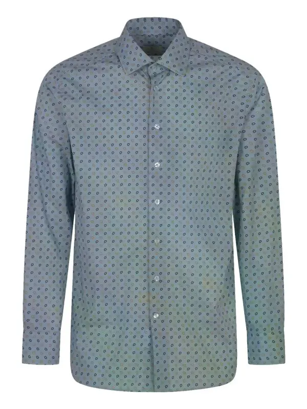 Etro Paisley-print Shirt - Blue