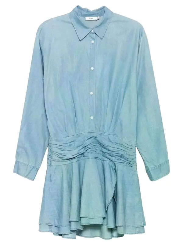 B+AB Denim Shirt Dress - Blue