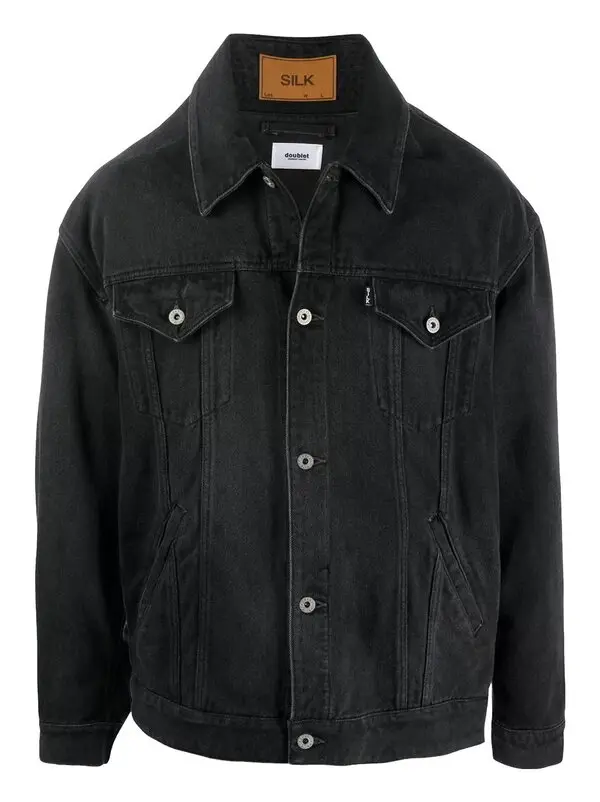 DOUBLET Button-down Jacket - Black