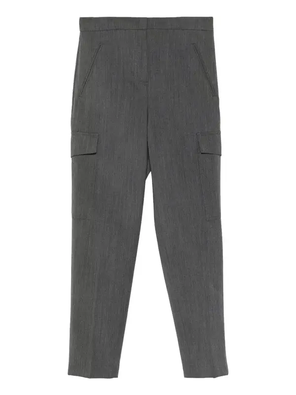 TWINSET Straight-leg Cargo Pants - Grey