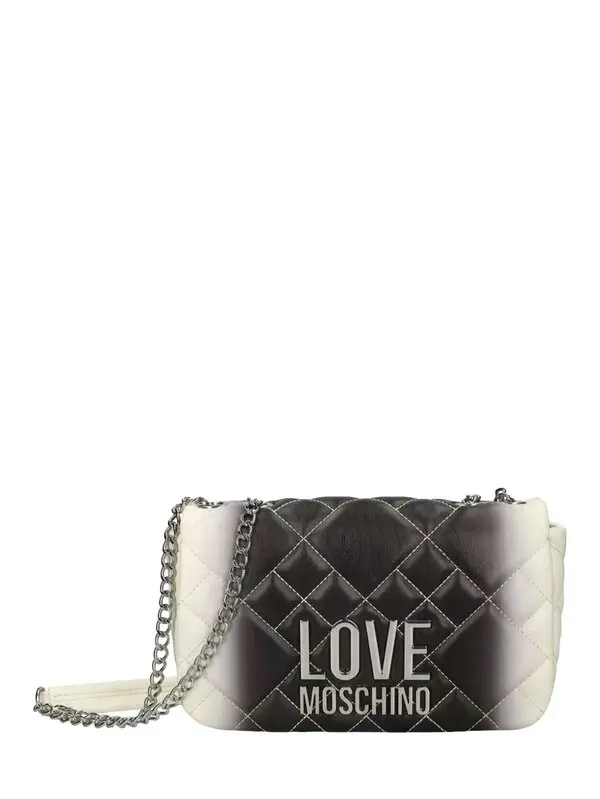 Moschino Logo-lettering Crossbody Bag - Black