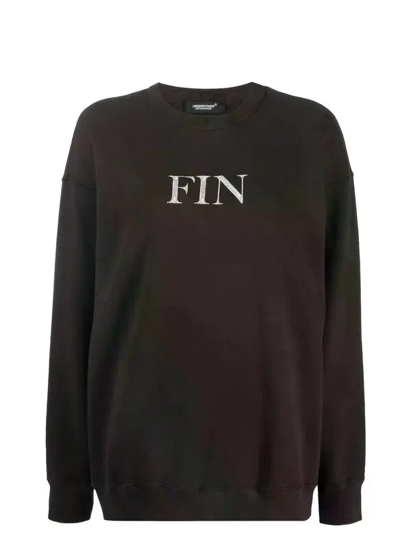 Undercover Graphic-print Cotton Sweatshirt - Brown