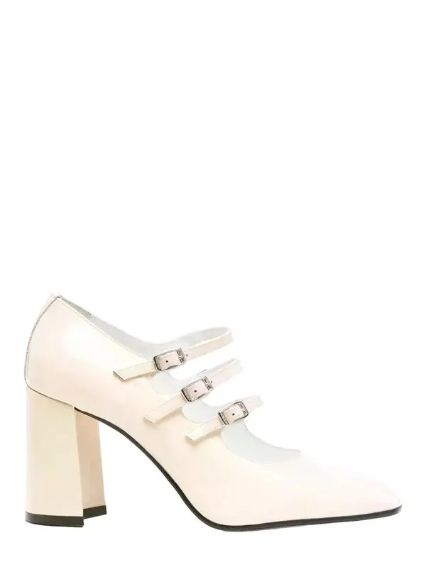 CAREL Keel 85mm Patent-leather Pumps - Neutrals