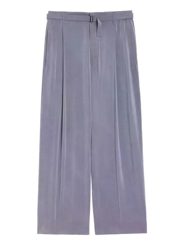 LEMAIRE Silk Belted Pants - Grey