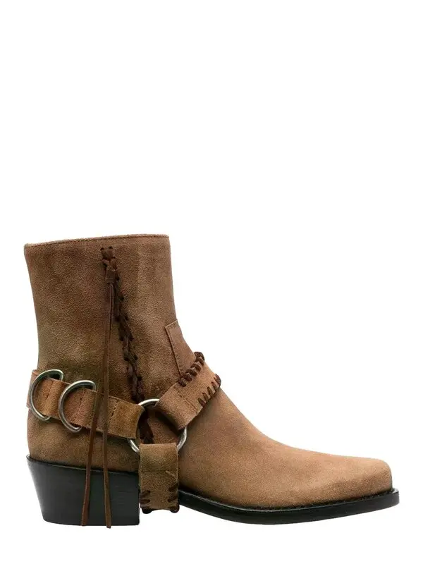 BUTTERO® Suede Ankle Boots - Brown
