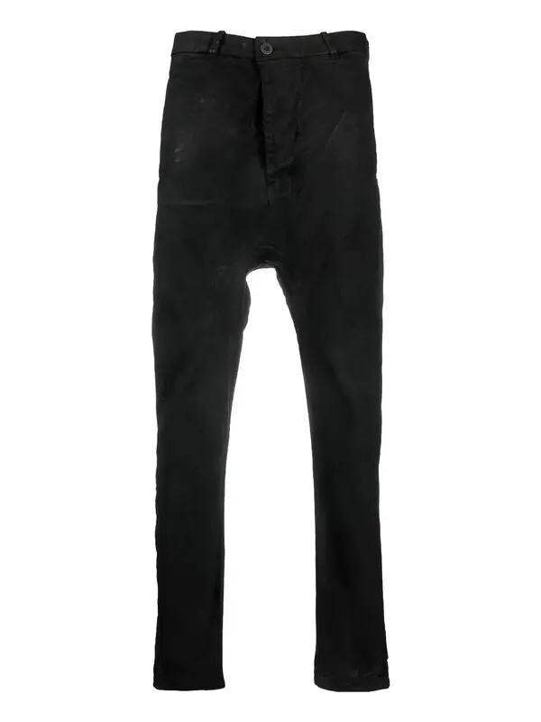 Boris Bidjan Saberi Distressed Slim-fit Jeans - Black