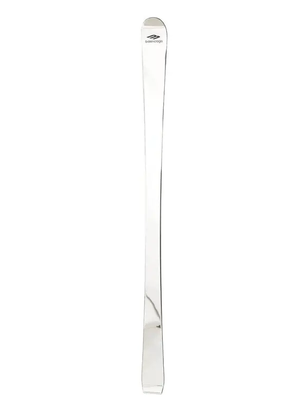 Balenciaga Logo-print Skis - Silver