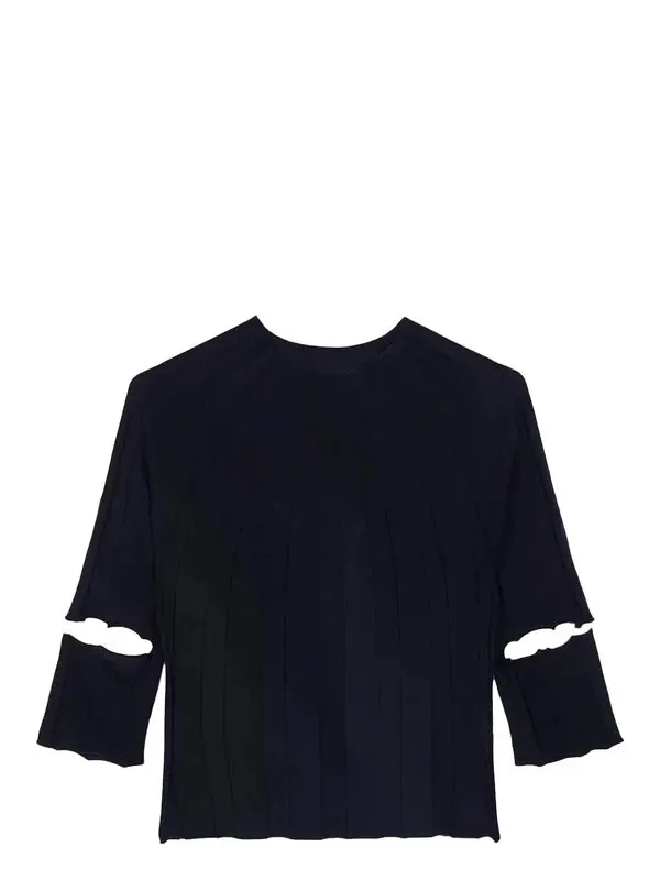 Ports 1961 Cut-out Sweater - Blue