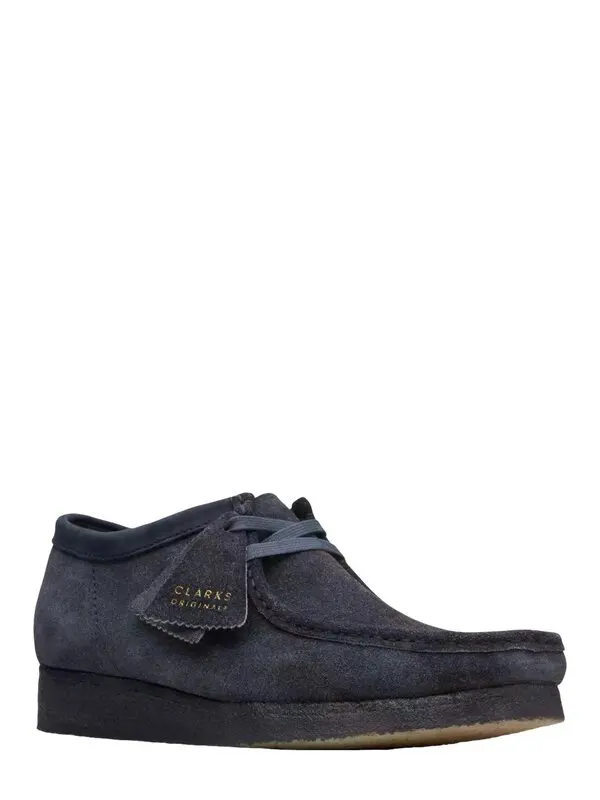 Clarks Wallabee Suede Desert Boots - Blue