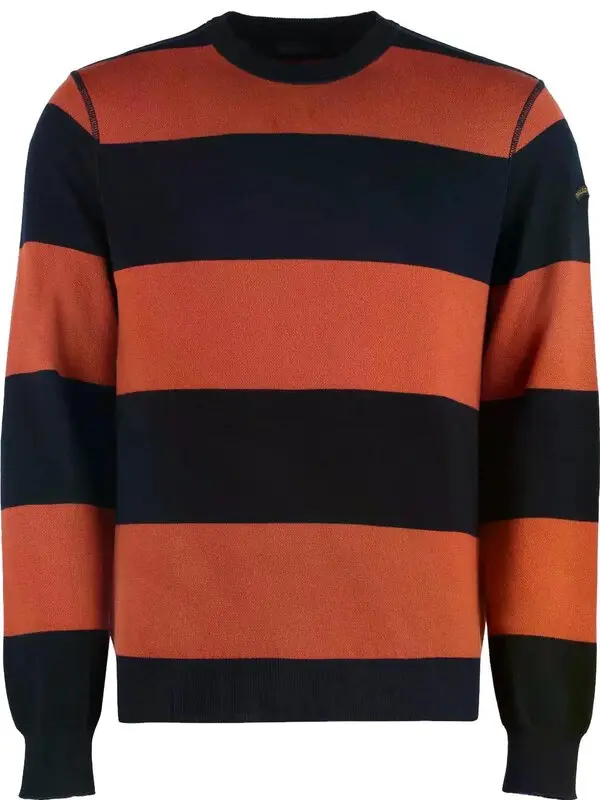 Paul & Shark Striped Wool Sweater - Blue