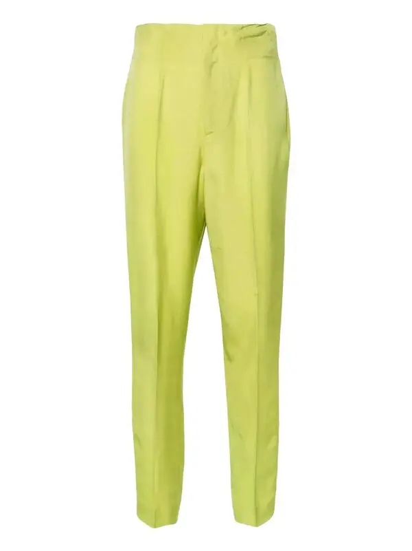 Ralph Lauren High-waisted Slim-fit Trousers - Green