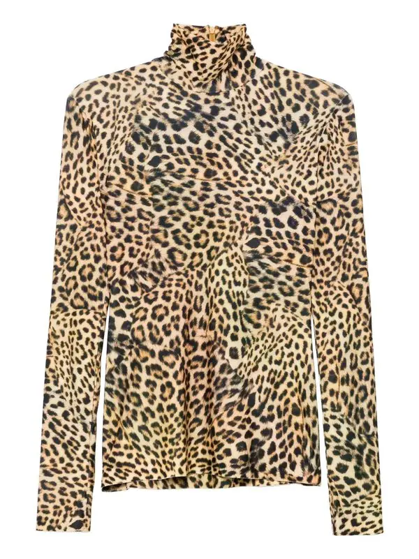 Norma Kamali Long-sleeve Turtleneck Top - Neutrals