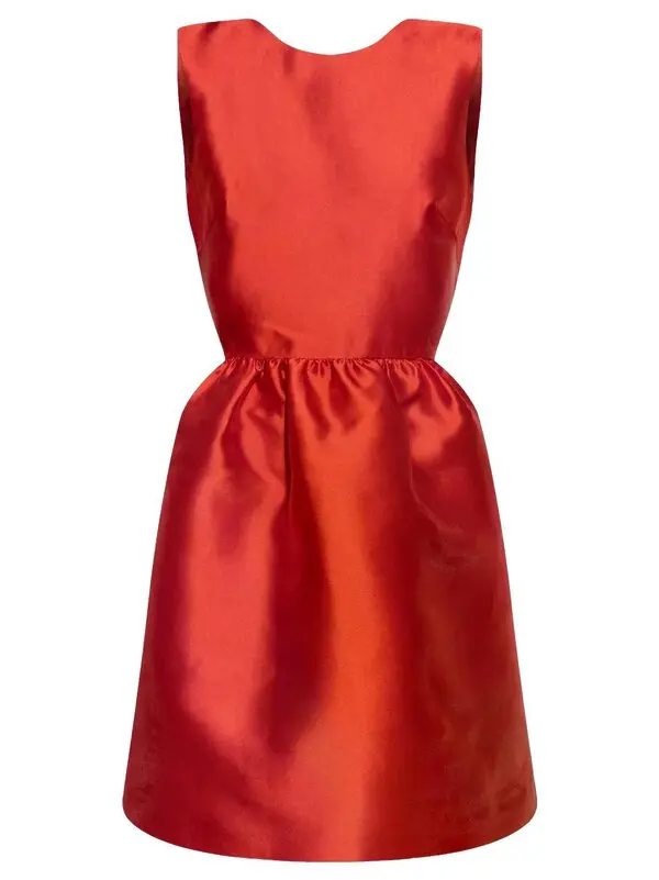 Kate Spade New York Bow-embellished Mini Dress - Red