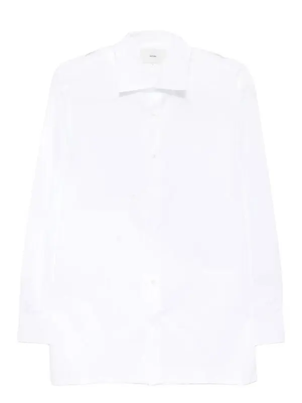 SETCHU Hook-and-eye Shirt - White