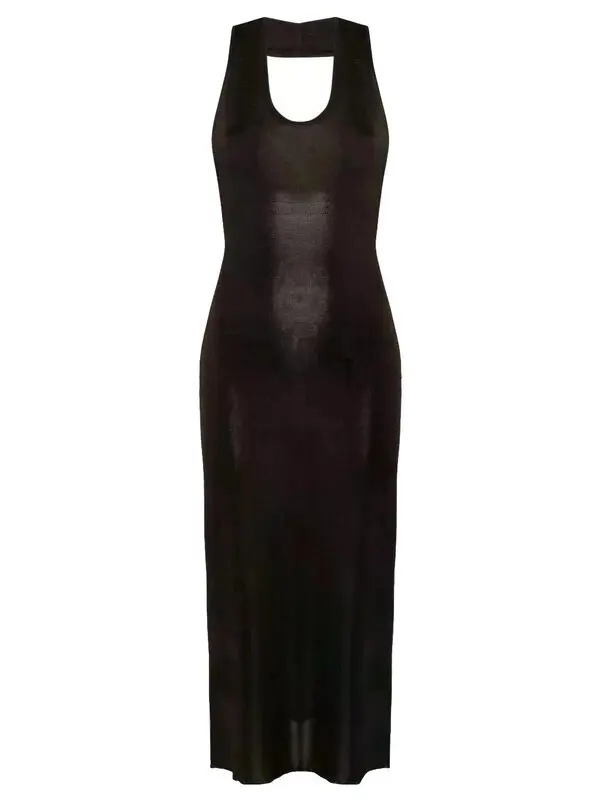 Khaite Coraline Dress - Brown