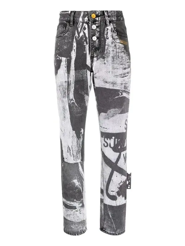 Off-White X Pablo Tomek High-waisted Trousers - Black