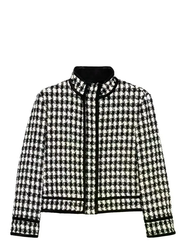 Alice + Olivia Corwin Tweed Jacket - White