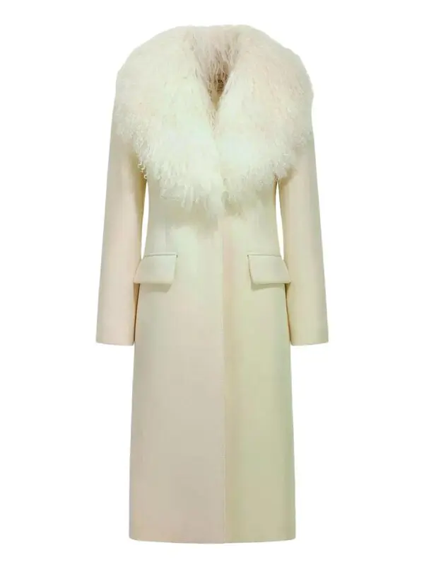 Roberto Cavalli Single-breasted Coat - White