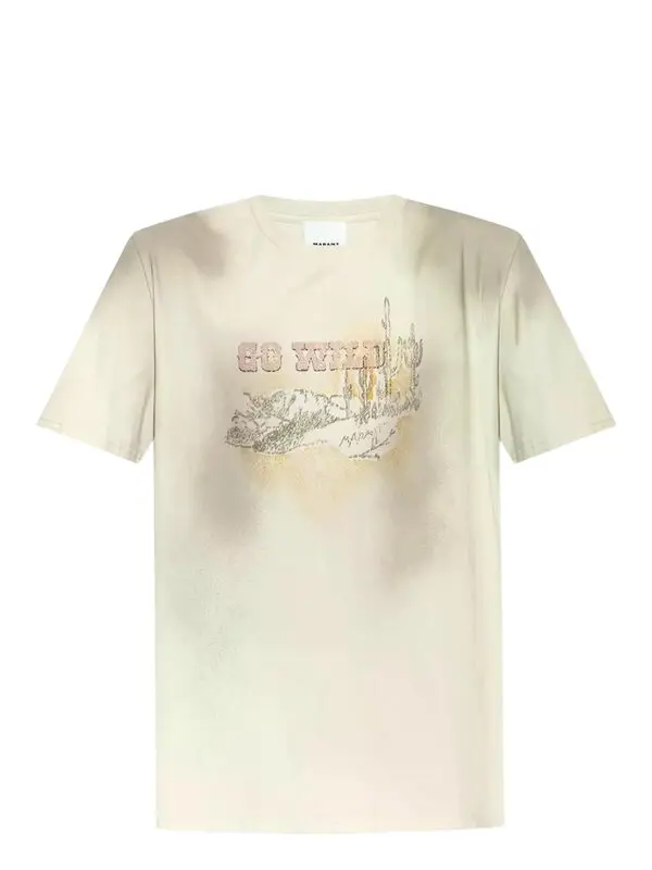 MARANT Honore T-shirt - Neutrals