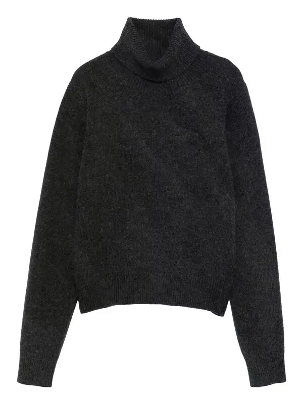 NILI LOTAN Hollyn Lambswool Sweater - Grey