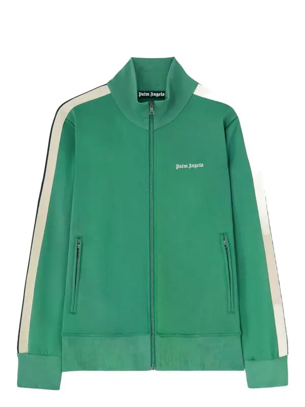 Palm Angels Classic Logo Track Jacket - Green