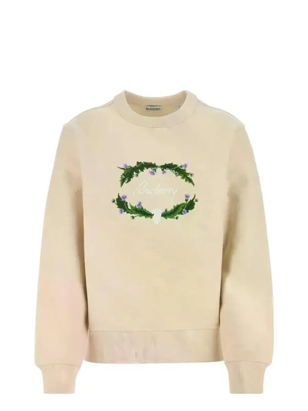 Burberry Cotton-blend Sweatshirt - Neutrals