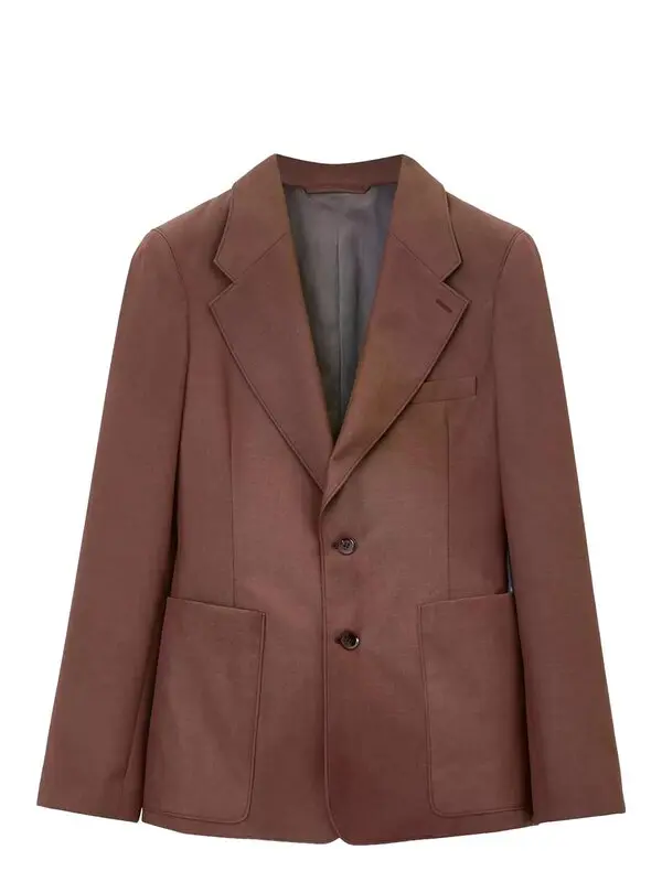 LEMAIRE Single-breasted Blazer - Brown