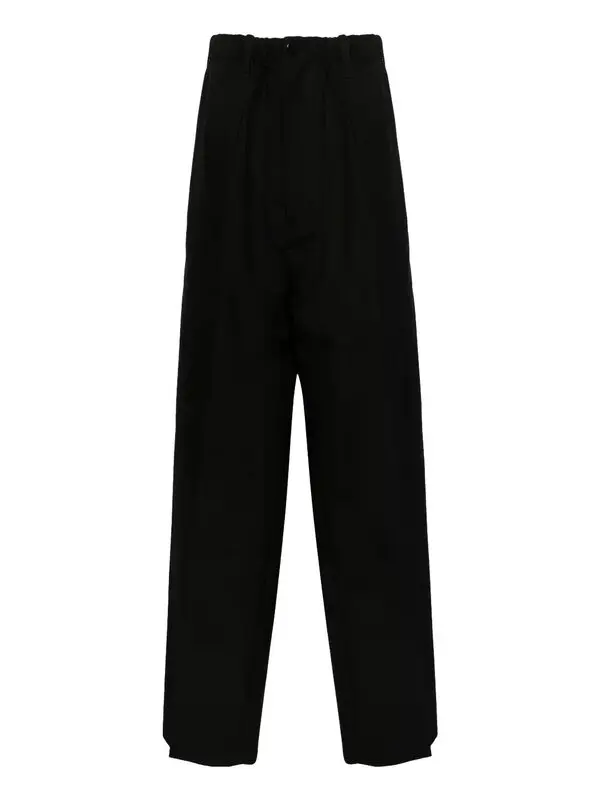Random Identities Tailored Straight-leg Trousers - Black