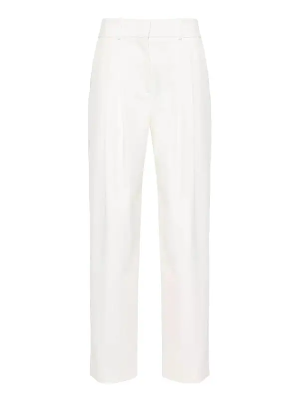 Veronica Beard Lagarde Tapered Trousers - Neutrals