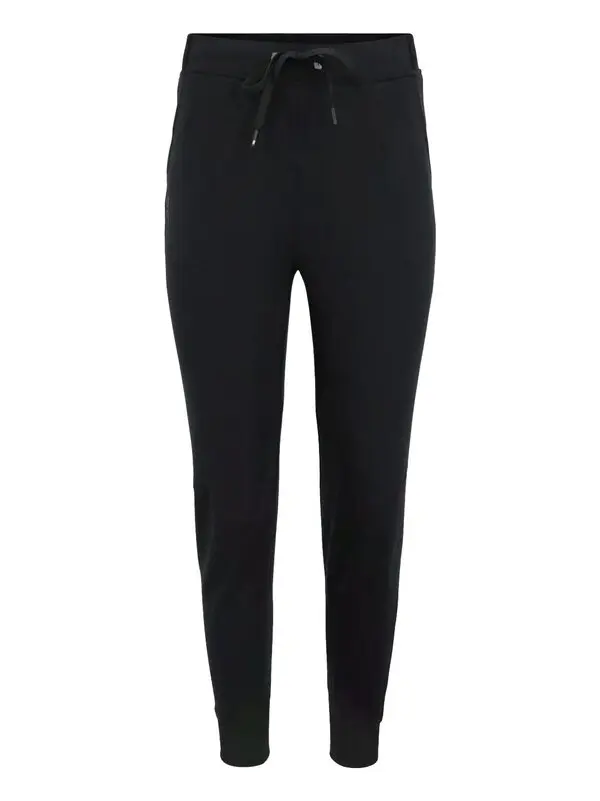 On Drawstring-fastening Track Pants - Black