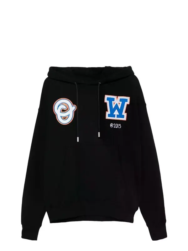 Off-White Wiz Patch Skate Hoodie - Black