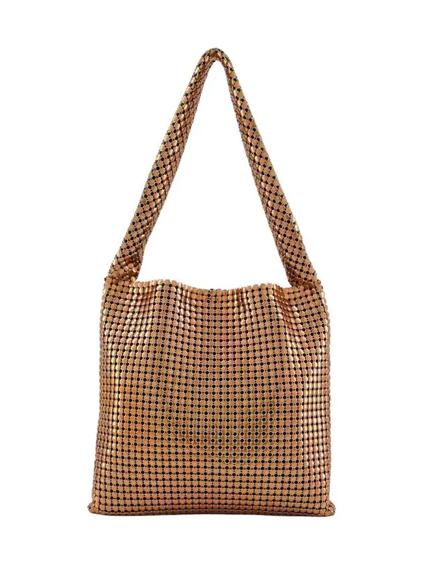 Rabanne Pixel Chainmail Tote Bag - Gold