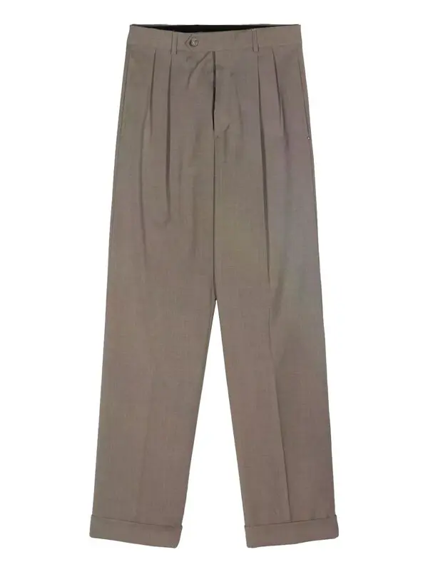 Sportmax Ferito Wool Tapered Trousers - Grey